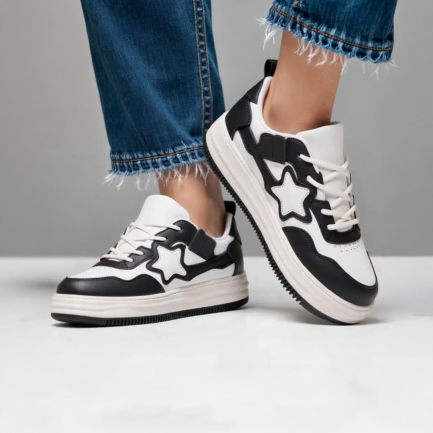 Belyan Kadın Siyah Spor Ayakkabı | Getcho – GETCHO